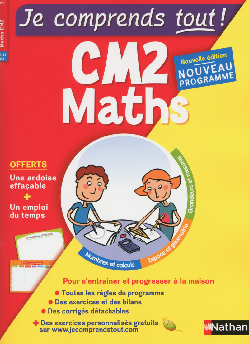 Les programmes scolaires - CM2 | Réussir avec Nathan